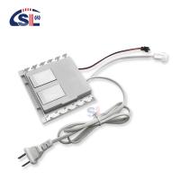 China 110V 240VAC Double keys Bathroom Led lighting Single/Three color On/Off Dimmer Touch Sensor Switch for sale
