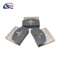 China Hotel Mirror Hangers Square Gass Plate Mirror Metal Hooks for Frameless Glass Mirrors for sale