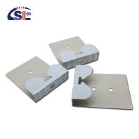 China Hotel Mirror Hangers Square Gass Plate Mirror Metal Hooks for Frameless Glass Mirrors for sale