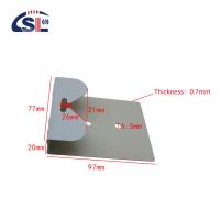 China Hotel Mirror Hangers Square Gass Plate Mirror Metal Hooks for Frameless Glass Mirrors for sale
