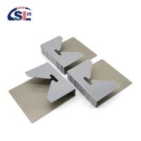 China Metal Square Gass Plate Mirror Hooks for Frameless Glass Mirror Hardware Accessories for sale