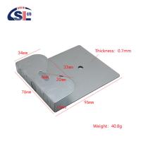 China Metal Square Gass Plate Mirror Hooks for Frameless Glass Mirror Hardware Accessories for sale