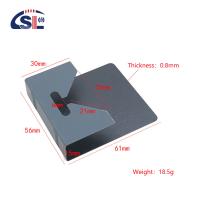 China Metal Square Gass Plate Mirror Hooks for Frameless Glass Mirror Hardware Accessories for sale