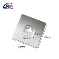 China Metal Hook Mirror Hardware Accessories Affordable Frameless Square Glass Plate Mirror for sale