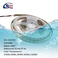 China Long Lifespan Waterproof LED Strip Light with 8mm Width and 12000K Color Temperature for sale