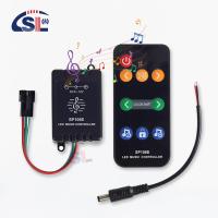 China LED Strip Lights Music Controller with Remote Control Distance of 10m and Symphony IC for sale
