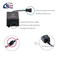 China LED Strip Lights Music Controller with Remote Control Distance of 10m and Symphony IC for sale