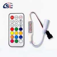 China 120lm/w Support IC Type 12V 21Keys RF Remote Digital LED Controller for WS2811 WS2812 for sale