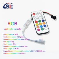 China 20-60 Degree Mini RF Remote Controller for WS2811/WS2812B/WS2813/USC1903 Pixel Light for sale