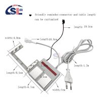 China 12W Small Double Keys Dimmer Touch Sensor Switch for Bathroom Mirror Defogger Max. 1A for sale