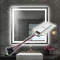 China Smart LED On/Off Dimmer Function for Bathroom Vanities Mirror SL 12v 12W-60W Split Two Buttons for sale