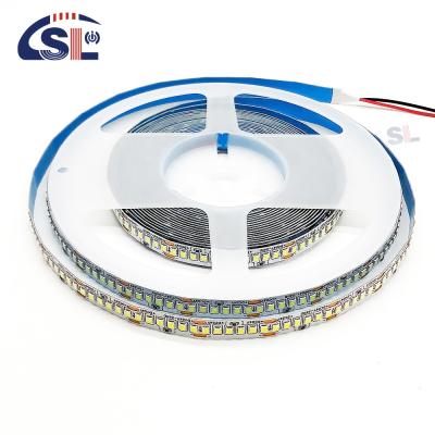 China 24V DC SMD2835 240D 10mm 12000K Ra80 Die-Cutting Board LED Light Strips for Mirrors for sale
