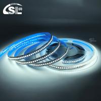 China 24V DC SMD2835 240D 10mm 12000K Ra80 Die-Cutting Board LED Light Strips for Mirrors for sale