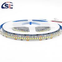China 24V DC SMD2835 240D 10mm 12000K Ra80 Die-Cutting Board LED Light Strips for Mirrors for sale