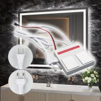China Bathroom Mirrors 103g Customized Yes 12W Small Two Buttons Single Color Touch Sensor Switch with bracket DC12V for sale