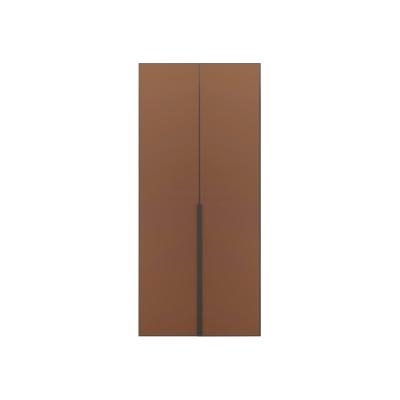 China 22mm PVC Laminated Wardrobe Doors With Aluminum Frame Customizable Size for sale