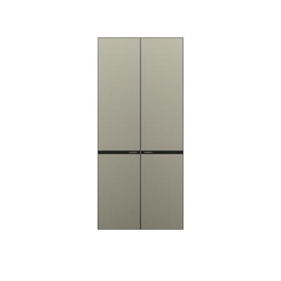 China Light Gray Flat Panel​ Modern Wardrobe Doors 22mm Thickness High Durability for sale