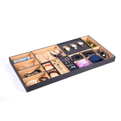 China 18 Compartments Jewelry Tray Storage Organizer Light Luxury Style for sale
