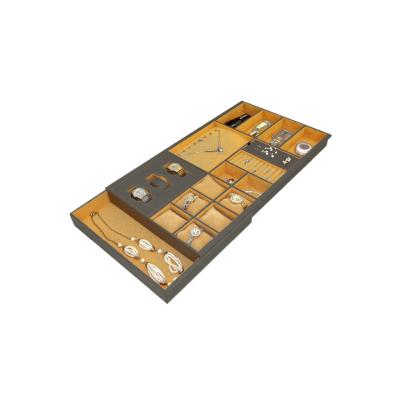 China Customizable Jewelry Drawer Insert Tray Jewellery Insert For Pull Out Tray for sale