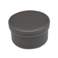 China Decorative Round Storage Box With Lid Closet Storage Box 202x107mm Elegant for sale