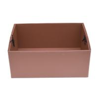 China Luxury Faux Leather Storage Box For Closet Shelf Organization Durable Home Decor for sale