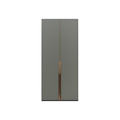 China Custom Wardrobe Doors Aluminum Edging Modern Shaker Design H2.7m​ for sale