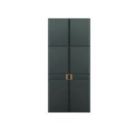 China Modern Light Luxury Shaker Wardrobe Doors With Aluminum Edge 22mm Thick ENF Certified for sale