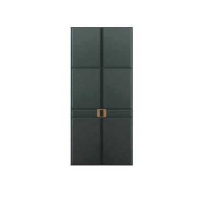 China Modern Light Luxury Shaker Wardrobe Doors With Aluminum Edge 22mm Thick ENF Certified for sale