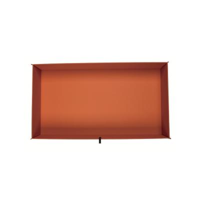 China Handcrafted Modern Open-Top Storage Boxes/Bins with Metal Pull-Ring, PVC-Coated Epoxy Resin Structure, for Closet Wardrobe Organization (YG-H026) for sale