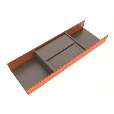 China MJmhd YG-FGJ06 Aluminum Jewelry Drawer Organizer Tray, 460x155x50mm, Modular DIY Set for Wardrobe & Dresser, Handmade for sale