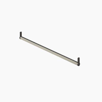 China Premium Aluminum Alloy Wardrobe Hanger Rod with PVC Leather Coating - Silent Clothing Rail, Durable & Space-Saving for sale