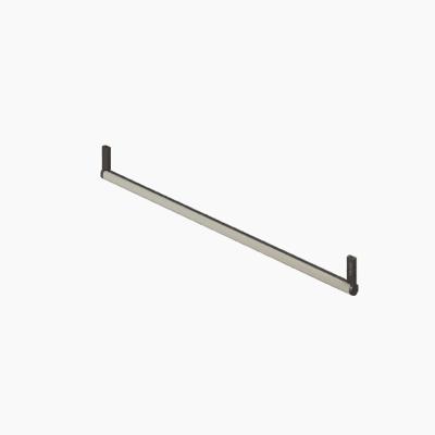 China Mjmhd CR-2 Top-Mount Closet Hanger Rod, Heavy-Duty Aluminum with PVC Leather Wrap, 564mm Wide, Super Quiet & Anti-Slip Gliding for Wardrobe Organization for sale
