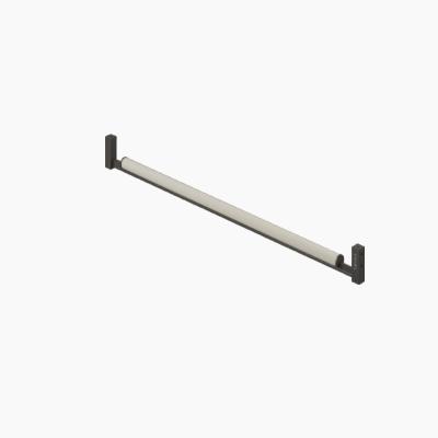 China Mjmhd CR-3 Series Aluminum Alloy Closet Rod, PVC Wrapped, Heavy Duty & Silent Slide Hanging Bar for Side Mount for sale