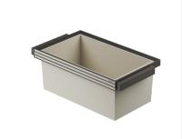 China Pull-Out Basket, Drawer Organizer Slide-Out Basket for Wardrobe - MDF PVC Material, Open Design, Space Saver for Underwear Socks (DB-1) for sale