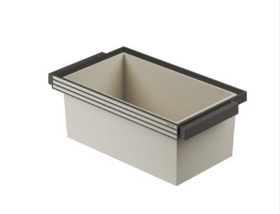China Pull-Out Basket, Drawer Organizer Slide-Out Basket for Wardrobe - MDF PVC Material, Open Design, Space Saver for Underwear Socks (DB-1) for sale