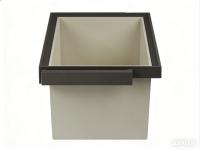 China Mjmhd DB-5 Pull-out Basket for Wardrobe, Slim MDF Frame PVC Covered Open Organizer, 964x485x270mm Drawer Insert for Underwear Socks Storage for sale