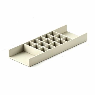 China Jewelry Drawer Organizer Tray | Lightweight Aluminum Wardrobe Insert | Modular DIY Closet Storage Box (415x145mm) for sale