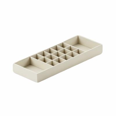 China FB-2 Modular Handcrafted E0 MDF Jewelry Tray, Customizable Dividers Drawer Organizer for Wardrobe and Dresser for sale
