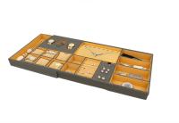 China MDF Jewelry Organizer Tray Black Jewelry Drawer Insert Suitable for Retail Display and Professional Jewelry Organization for sale