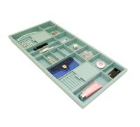 China OEM ODM Supported Jewelry Display Organizer Featuring PVC Leather Material Perfect for Jewelry Store Display and Organization for sale
