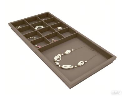 China Jewelry Organizer Tray Velvet Material Ideal for Jewelry Watches Accessories Storage Typical Lead Time 30-40 Days Durable and Space for sale