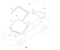 China Tesla Model 3 2021-2023 Windshield Edge Seal 1524886-00-F for sale