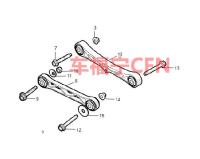 China BOLT HF CAM M10X69.1 PC109 4 MM OFFSET 2007061 FOR MODEL S/X2012-2021 for sale