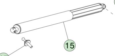 China LIFTGATE GAS STRUT LEFT HAND 6006608-00-B FOR MODEL S 2012-2021 for sale