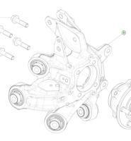 China Tesla Model S 2016-2021 Left Rear Suspension Knuckle 1042506-00-B for sale