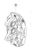 China Tesla Model 3 Left Front Brake Caliper 8008202-00-A 2017-2023 for sale