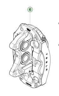China Tesla Model 3 Left Front Brake Caliper 8008202-00-A 2017-2023 for sale
