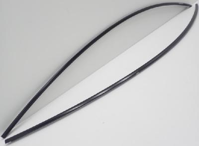 China Black Rubber Exterior Trim for Tesla Model 3 2017+ 212x26x5mm for sale
