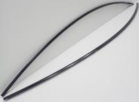 China Black Rubber Brightwork for Tesla Model 3 2017+ 212x26x5mm for sale