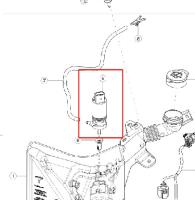 China Tesla Model 3/Y Washer Pump 1607953-00-A 12V DC 1.2-1.5 L/min for sale